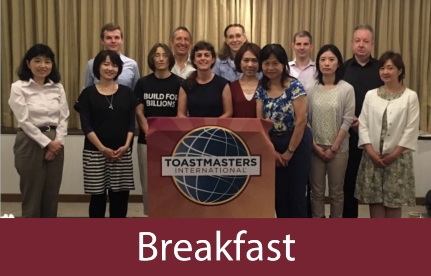 Breakfast Toastmasters Club | Toastmasters Japan